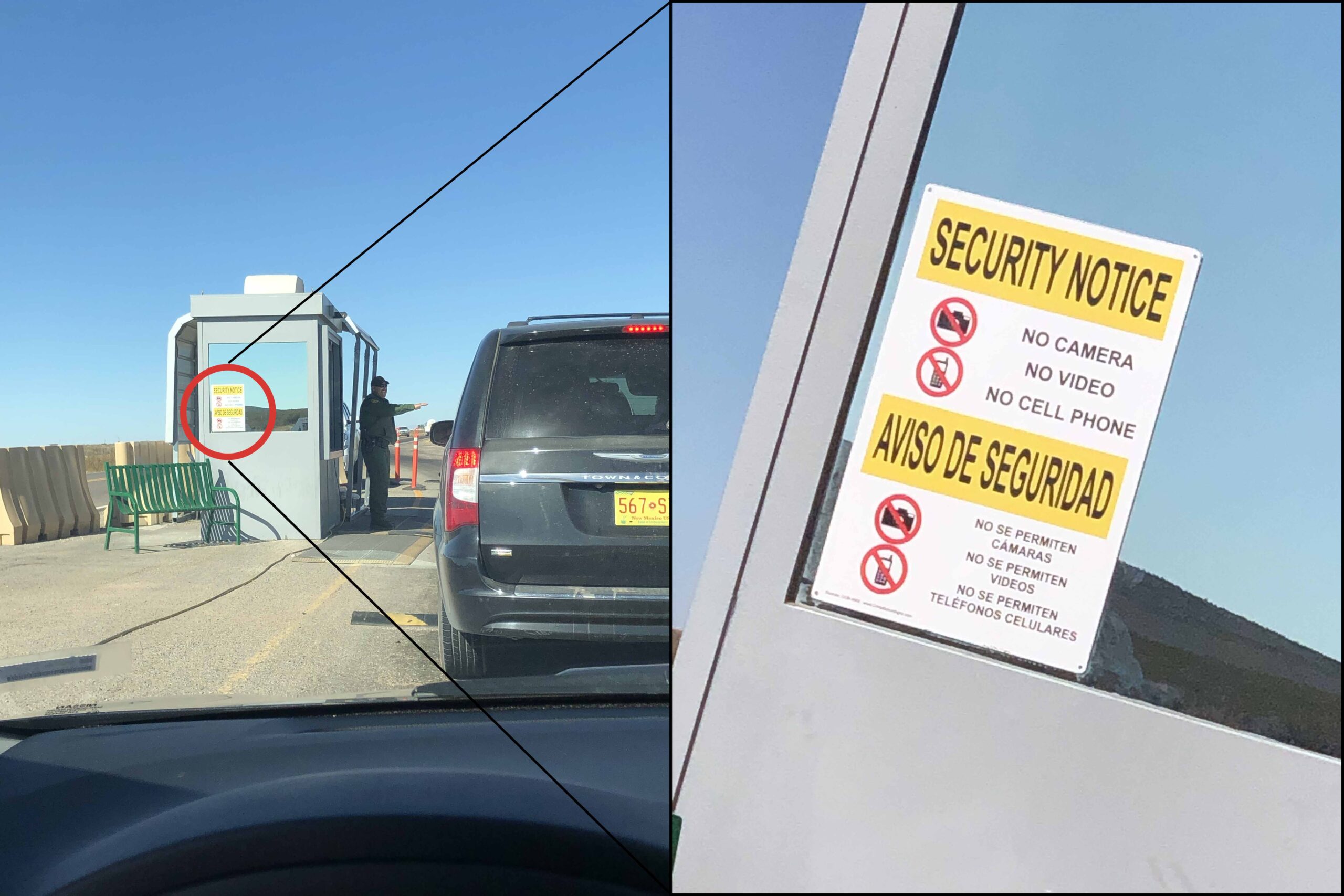ACLU of New Mexico Demands that Border Patrol Remove “No Recording ...